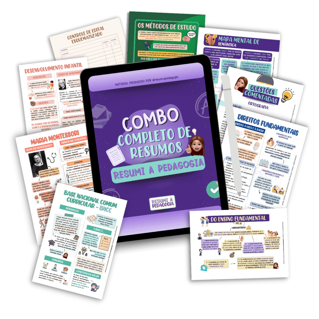 Combo Completo de Resumos – 10 E-books – Resumi a Pedagogia